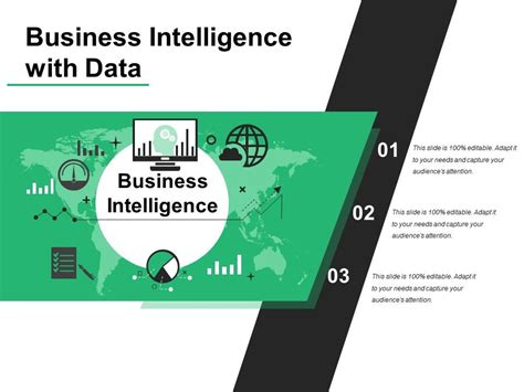 Business Intelligence With Data Powerpoint Templates Download Ppt