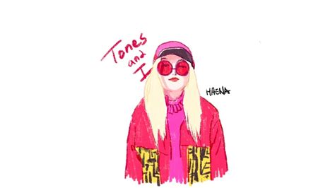 Procreate 프로크리에이트로 톤즈앤아이 Tones And I 그리기 Youtube