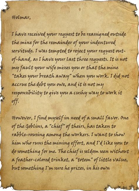 An Easy Assignment Elder Scrolls Fandom