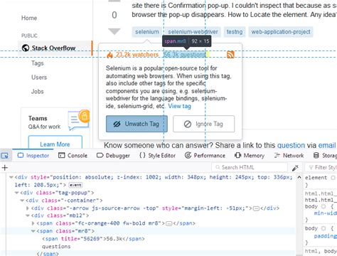 Selenium How To Handle Browser Pop Up When It Hides As Soon As We Click Stack Overflow