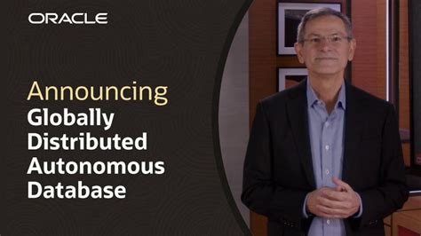 Oracle On Linkedin Oracle Globally Distributed Autonomous Database