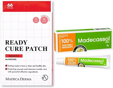 Madeca Derma Madecassol And Ready Cure Intensive Patch Bundle