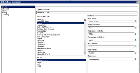 Error When Creating An Oracle Connection From Pentaho Kettle 8 0 0 0 28
