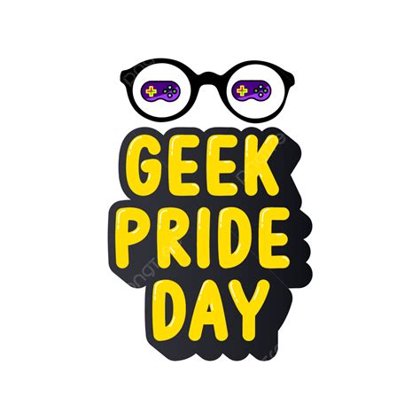 Geek Clipart PNG Images Vector Illustration Of Geek Pride Day With Line Art Line Art Pride