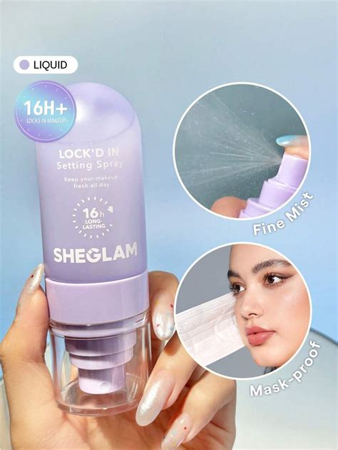 Sheglam Lockd In Setting Spray Mattifying Effect Quick Drying Long