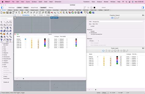 Layer Column Names Missing Mac Rhino For Mac Mcneel Forum