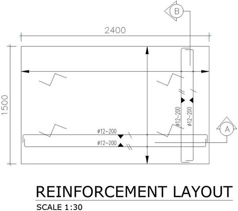 Reinforcement Layout In Autocad Dwg File Cadbull
