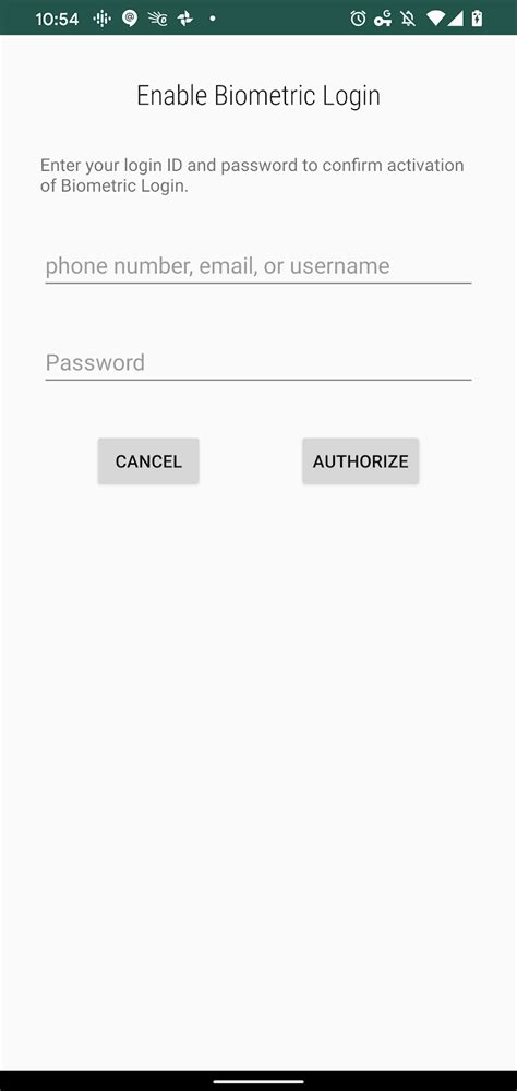 Login With Biometrics On Android Android Developers