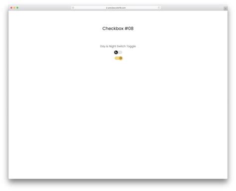 Checkbox V Free Day Night Toggle Switch Template Colorlib