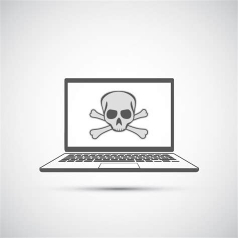 computer code with a handprint on the screen vector image