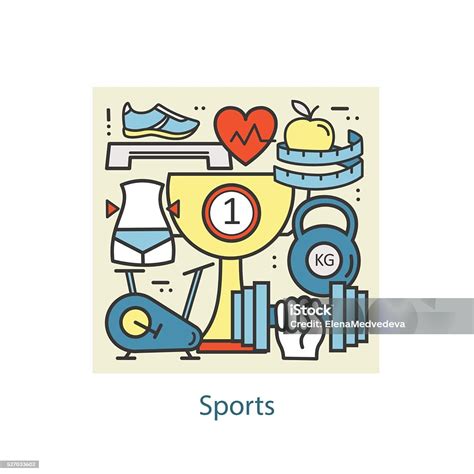 현대적이다 백색과 여윔 꺾은선형 컨셉입니다 스포츠 테마 Championship에 대한 스톡 벡터 아트 및 기타 이미지 Championship 개념 개념과 주제