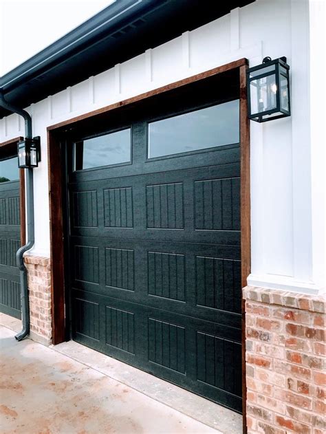 Painted Garage Door Exterior House Remodel Home Exterior Makeover