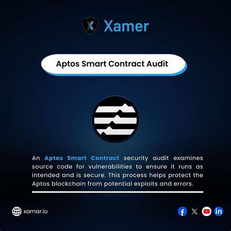 Smartcontracts Code Blockchain Audit Aptos Xamer Web3 Security