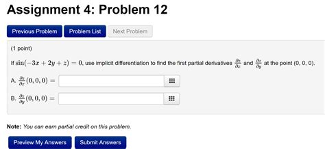 solved assignment 4 problem 12 previous problem problem