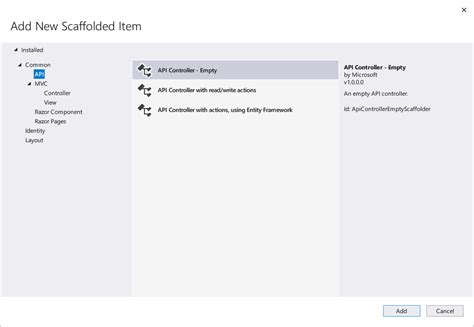 Aspnet Core Web Api 프로젝트및 Controller 생성 — Cliel Lab