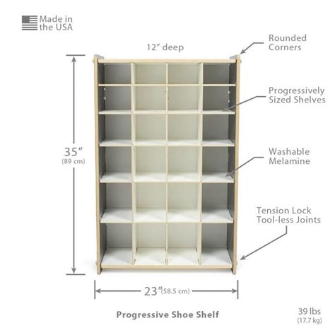Dimensions For Shoe Shelves