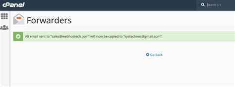 web hostech how to setup email forwarding automactically
