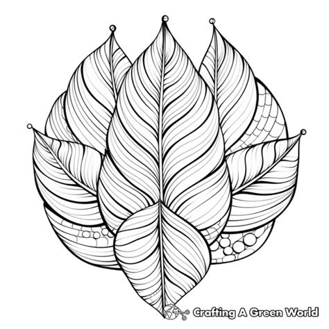 Leaf Coloring Pages Free And Printable