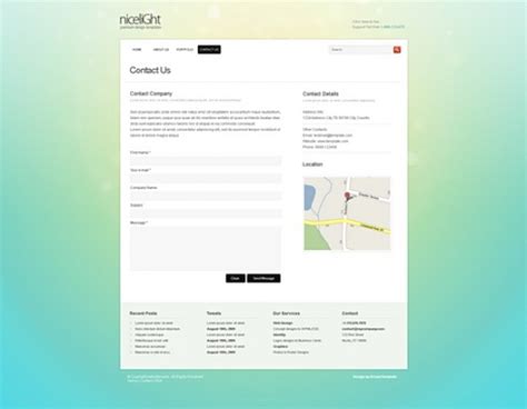 nicelight cuber html template personal creative website templates
