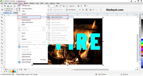 Teknik Clipping Mask Di Coreldraw Dengan Powerclip Kiedayat