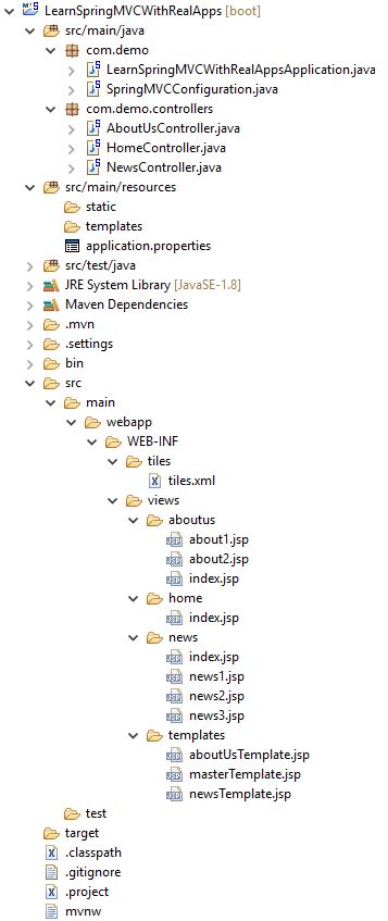 build nested template in spring mvc learn programming with real apps
