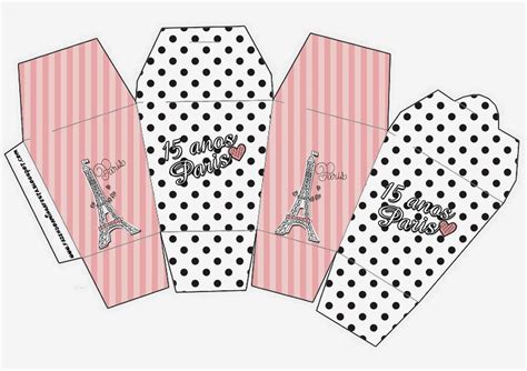 15 Años París Cajas Para Imprimir Gratis Cajas Para Imprimir
