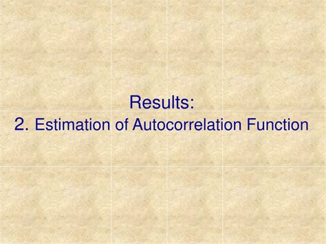 Ppt Strength Of Spatial Correlation And Spatial Designs Effects On Covariance Estimation