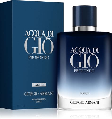 Armani Acqua Di Giò Profondo Parfum Perfume Para Hombre Notino Es
