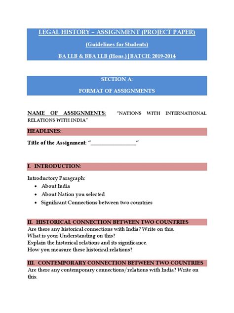 Assignment Guideline Pdf Learning Government