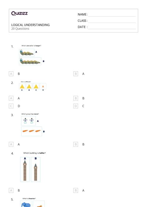 50 Understanding Expressions And Equations Worksheets For Kindergarten