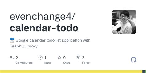 GitHub Evenchange4 Calendar Todo Google Calendar Todo List