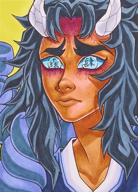 Drawing Aizetsu From Demon Slayer Kimetsu No Yaiba Youtube