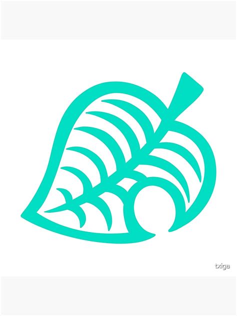 Acnh Leaf Poster For Sale By Txiga Redbubble