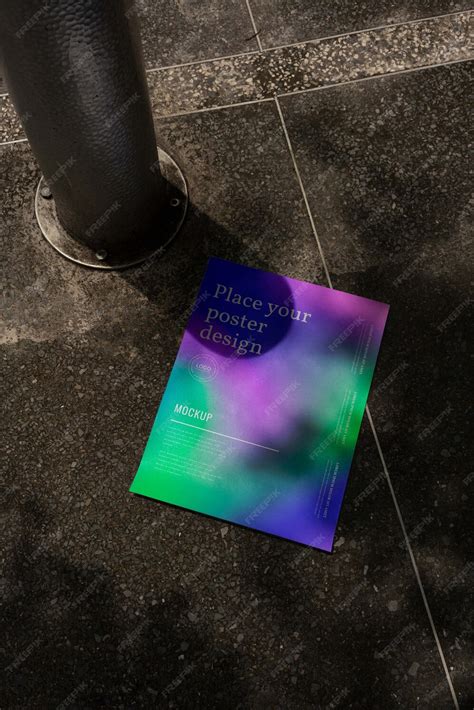 거리에 플라이어 모형 디자인 무료 Psd 파일