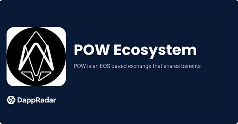 Pow Ecosystem Project Overview Analytics And Data Dappradar