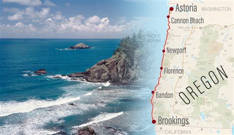 Full Map Of Oregon Coast