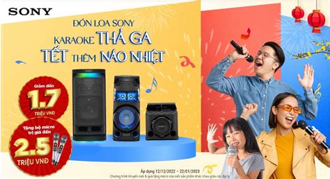 Tưng bừng đón Tết với khuyến mãi cho Loa và Tai nghe Sony