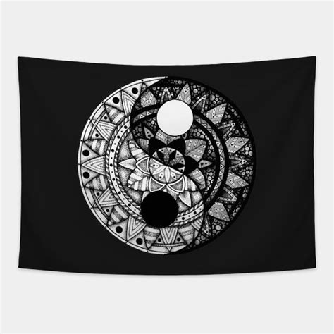 Yin Yang Mandala By Litedawn Galaxy Themed Yin Yang Design Yin And