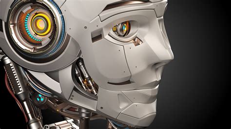 Sci Fi Robot Head 3d Model By Mykola1985