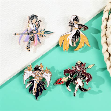 Genshin Impact Venti Wind God Enamel Pin Distinct Pins