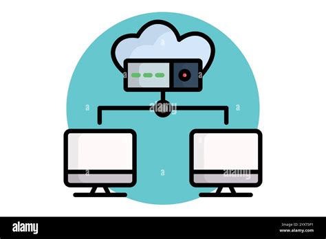 Big Data Icon Colored Outline Icon Style Icon Related To It Network Elements Vector