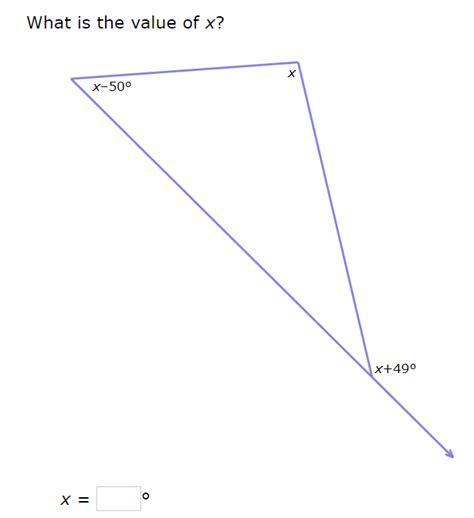 Solved What Is The Value Of X Chegg Com