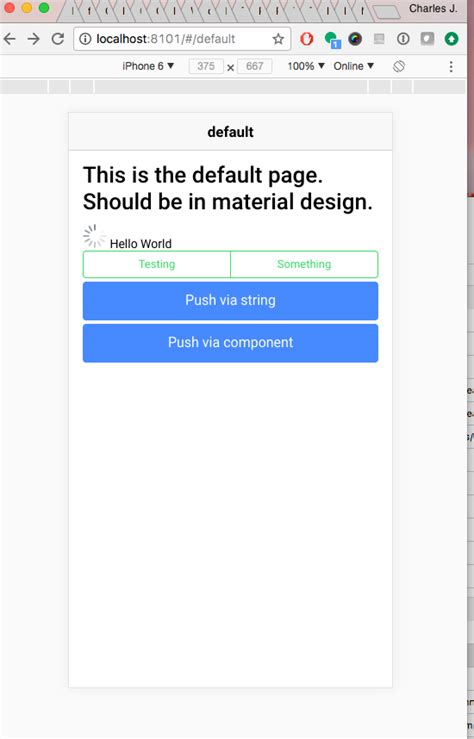When Using Ionicpages And Lazyloading The Modemd Override In App