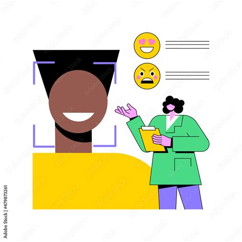 Emotion Detection Abstract Concept Vector Illustration Speech Emotional State Recognition
