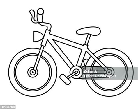 자전거 흑인과 백인 만화 벡터 일러스트 레이 션 자전거 흰색 절연 자전거 타기에 대한 스톡 벡터 아트 및 기타 이미지 자전거