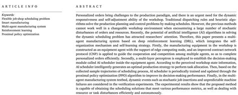 2022年强化学习求解调度问题文章大汇总强化学习 调度问题 Csdn博客 2022年强化学习求解调度问题文章大汇总强化学习 调度问题 Csdn博客