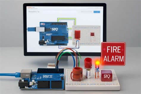 Build A Smart Fire Alarm System Using Arduino Tinkercad For Quick Safety Alerts And Automation