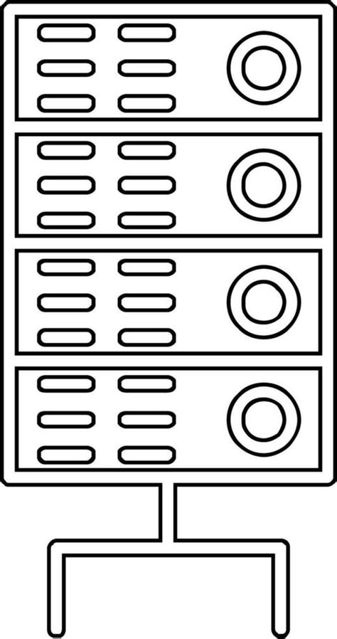 Server Vector Icon 36818806 Vector Art At Vecteezy