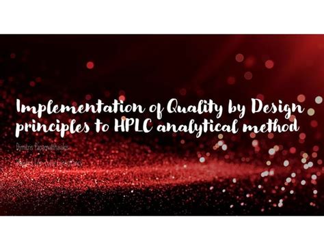 Aqbd Hplc Method Validation Presentation Pdf Chemistry Science