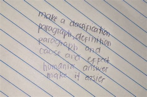 Make A Classification Paragraph Definition Studyx